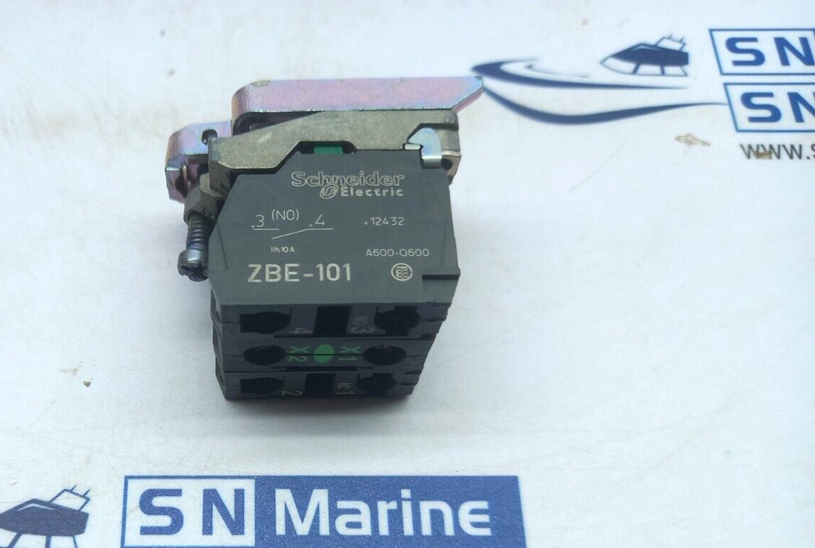 Schneider Electric ZBE-101 Contact Block 3NO A600-Q600 ZB4 BW0B35 | eBay