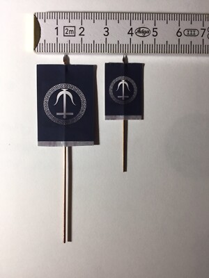 1061) 2x 25mm. 28mm Ancient Greek Seleucid Anchor Banners Infantry ...