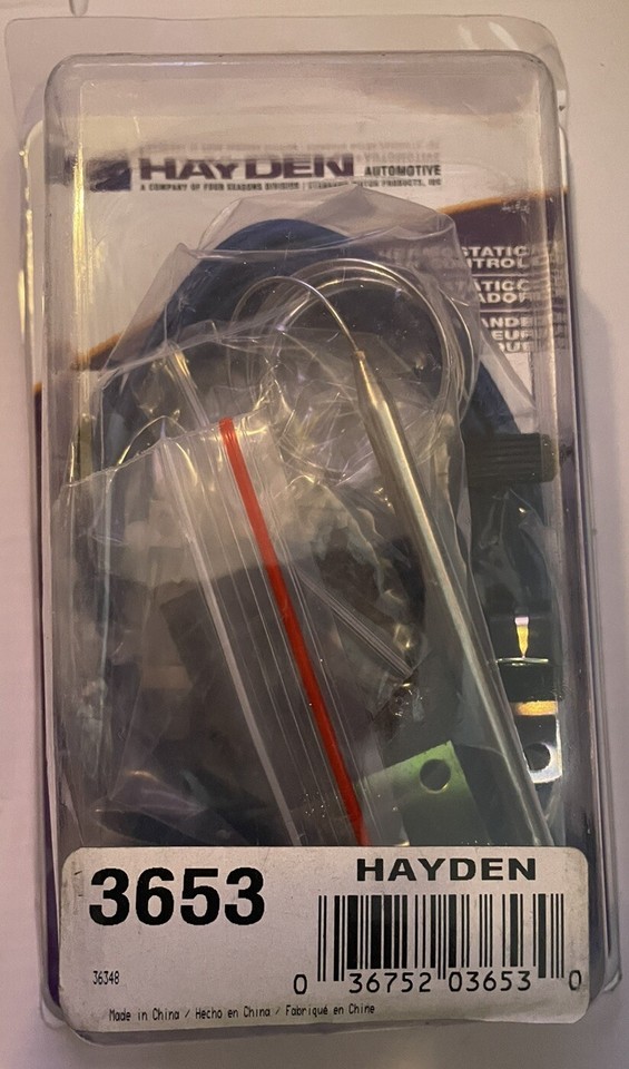 Hayden 3653 Fan Switch Thermostatic Radiator Probe Adjustable 160-240 ...