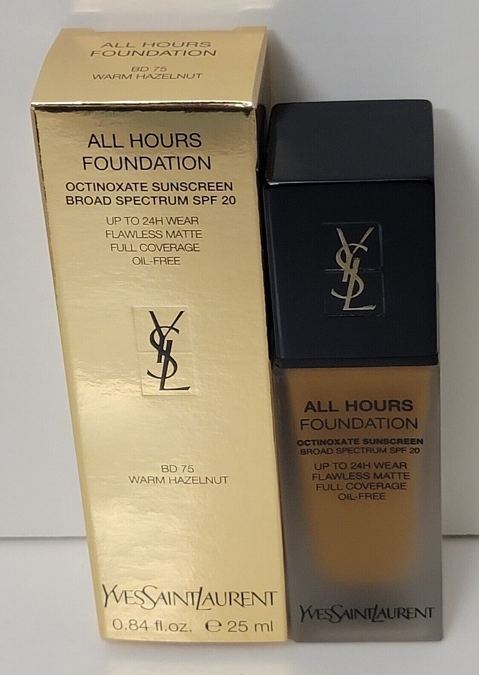 YSL ALL HOURS FOUNDATION 0.84 OZ Flawless Matte UP TO 24H Wear SPF20 ...