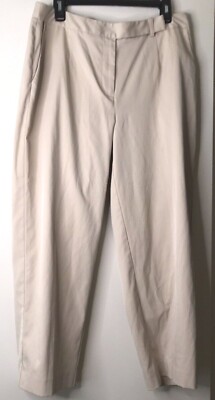 TALBOTS WOMAN PETITES Size 16W Beige Pants Polyester Blend | eBay