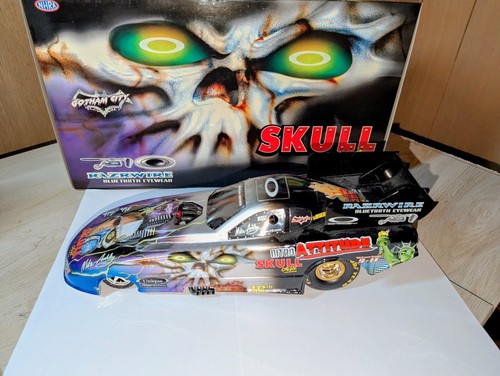 1/16 Mike Ashley Skull Gear Gotham City NHRA Funny Car Drag Racing | eBay
