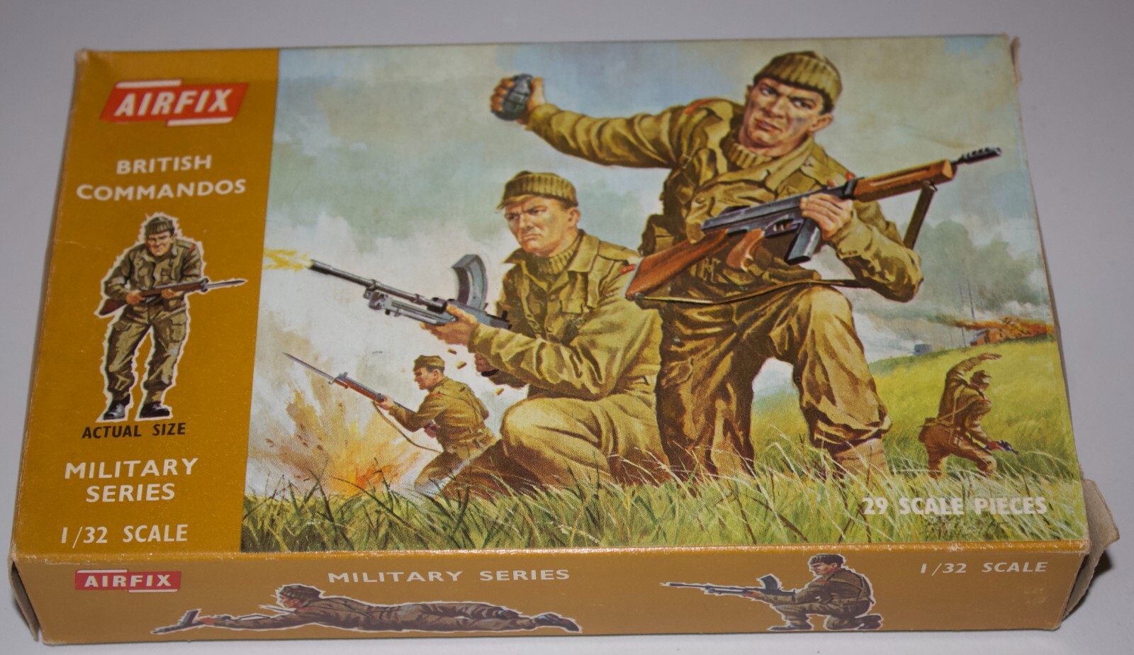 Airfix Toy Soldiers Boxed british commandos 1/32 Scale complete set ...