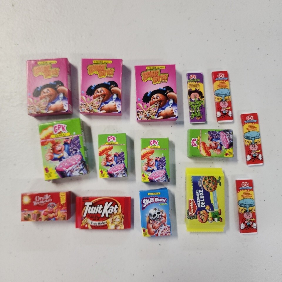 HUGE GPK Micro Figures Collection Garbage Pail Kids OS1 Set SERIES 1 ...