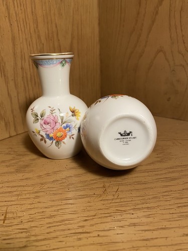 Christopher Stewart bone china Mini Vases Set Of 2 | eBay UK