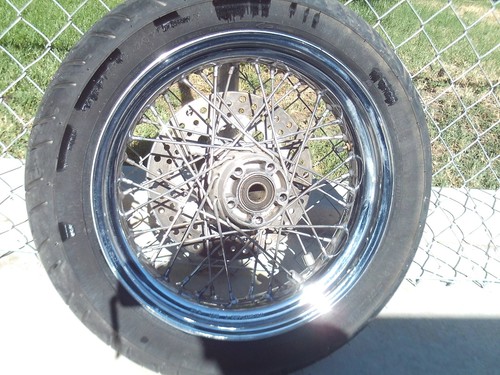 06-17 Harley Dyna Street Bob SPOKE REAR WHEEL RIM STRAIGHT 17X4.50 RG1 ...