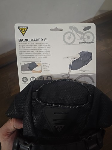 Topeak BackLoader Seat Post Mount Bag - 6L, Black | eBay
