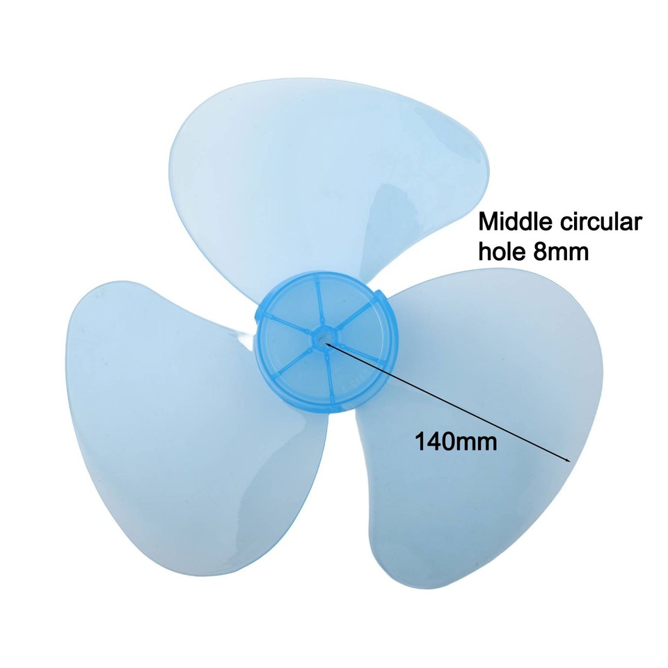 Plastic Fan Blade 3 Leaves Fan Blade Easy Installation Powerful Airflow ...