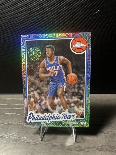 2025-26 Topps Chrome SILVER MOJO REFRACTOR VJ EDGECOMBE Rookie TC-CE RC 76ers 🔥 | eBay