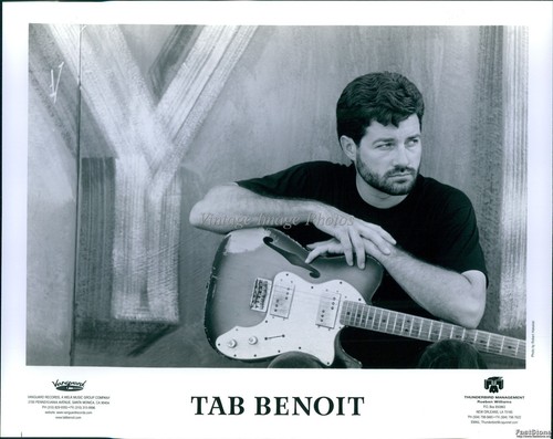 2000 Tab Benoit Musician With Guitar 8X10 Historic Vintage Press Photo ...