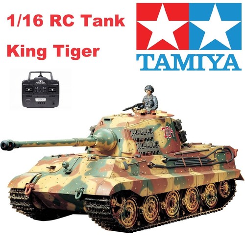 Tamiya 1/16 RC King Tiger Production Turret Full Option COMPLETE Kit ...