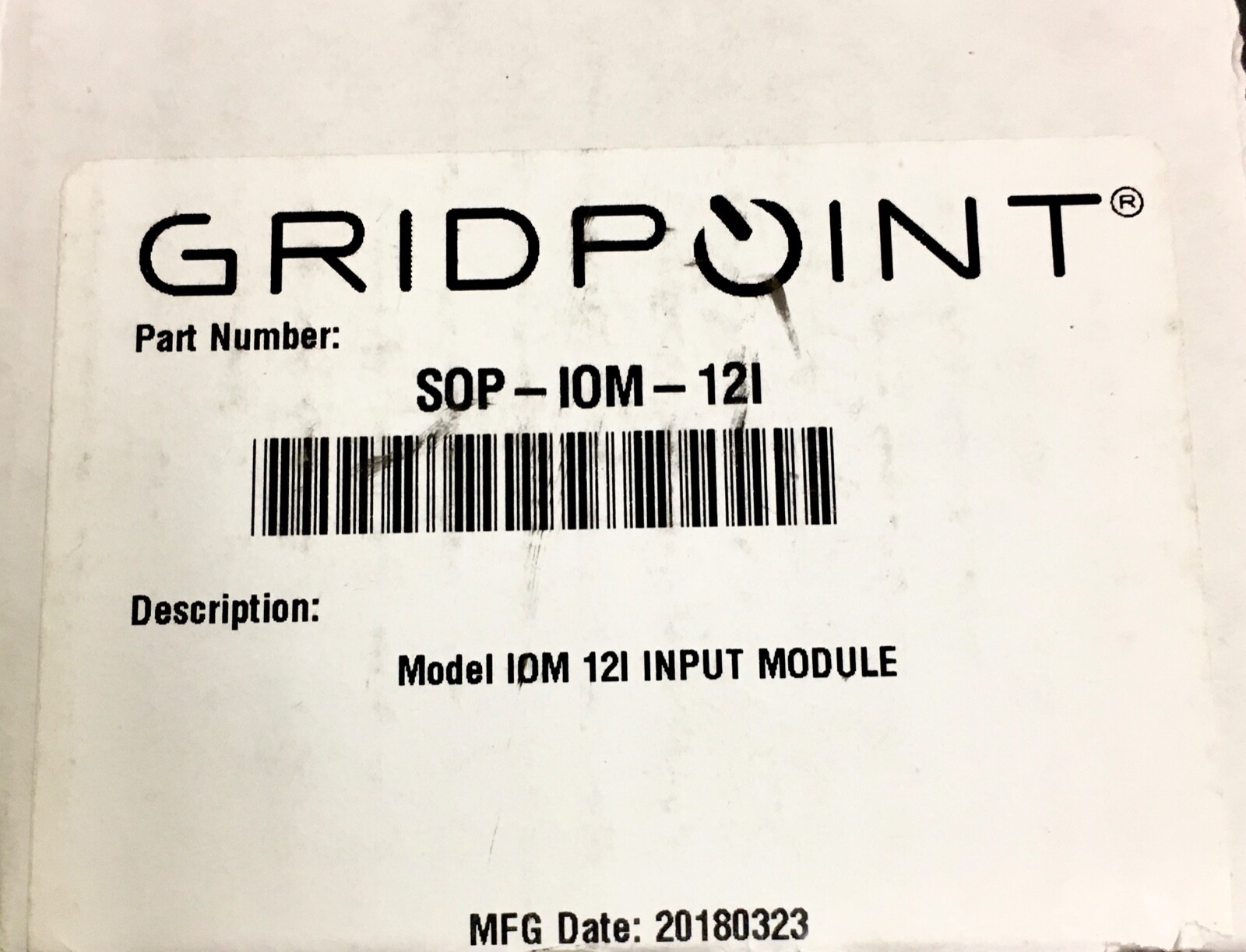 GRIDPOINT SOP IOM 12I Model IOM 12I Input Module | eBay