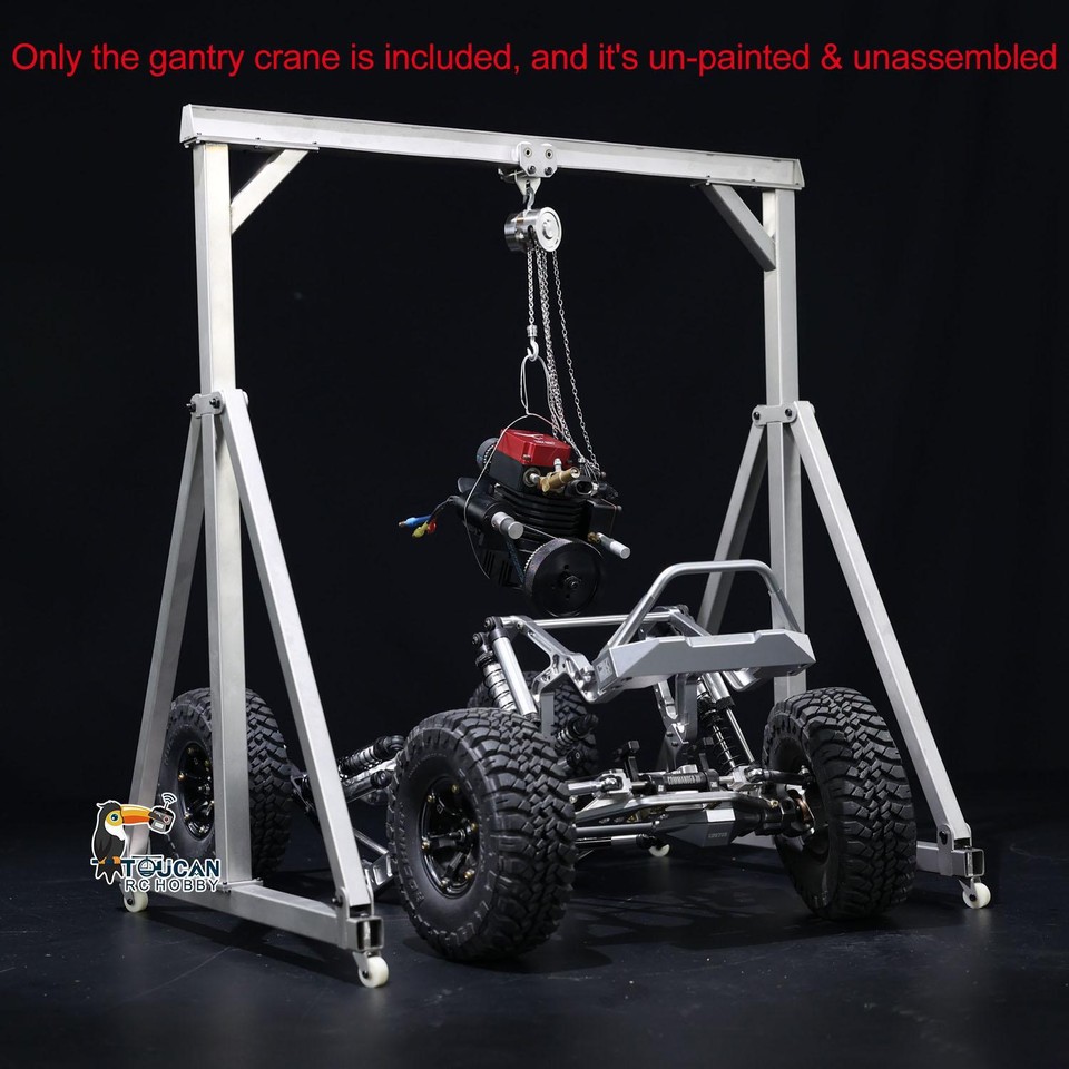 JDM Portable Metal Gantry Crane Mini Mobile Gantry Lifting Crane 1/10 ...