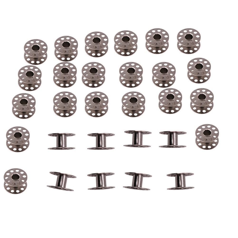 Metal Bobbins Metal Spools Spools Stainless Steel 25PCS Sewing Machine ...
