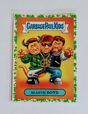 Garbage Pail Kids 2017 Battle Of The Bands Beastie Boyd GREEN #3a Rap ...