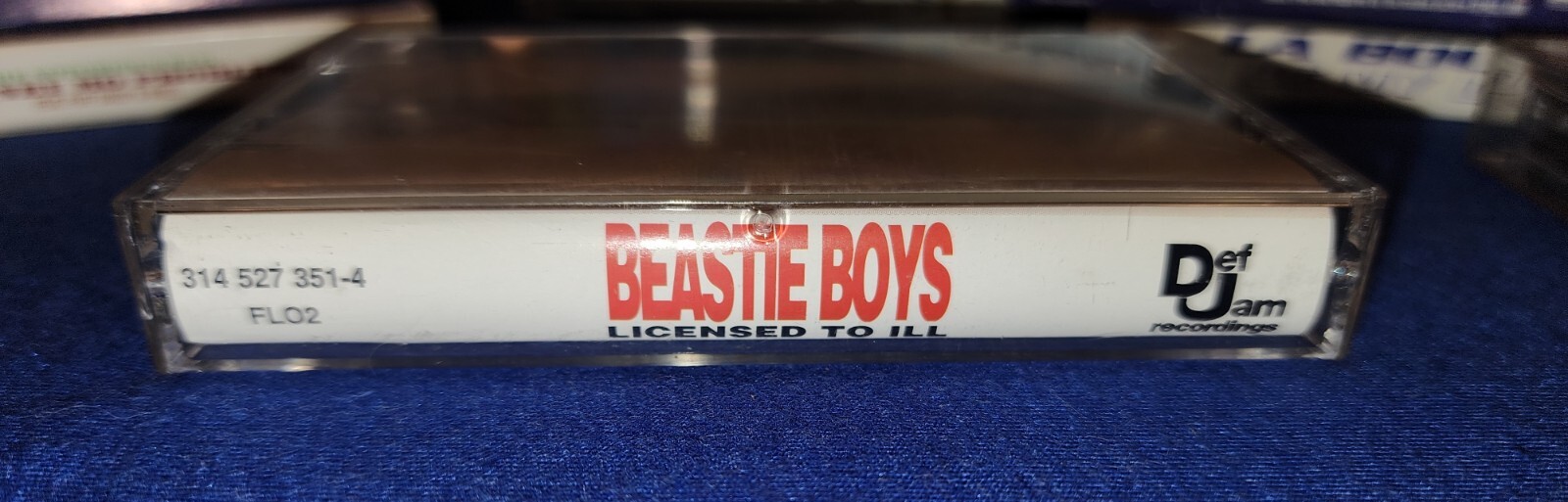 Beastie Boys Licensed To ILL Def Jam 1986 Cassette Tape OG USA Clear ...