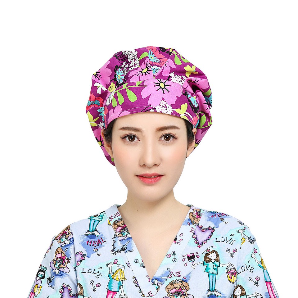Women Men Unisex Working One Size Colorful Printed Hat/Cap New ...