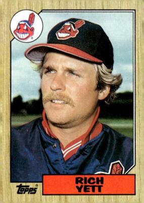 1987 Topps #134 Rich Yett | eBay