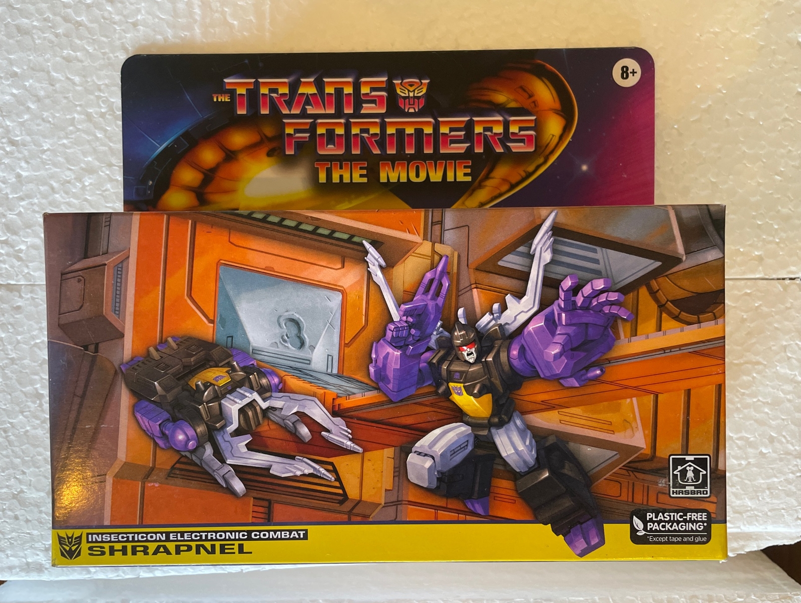 Retro Transformers The Movie Autobot Insecticon Shrapnel G-1 Reissue NEW