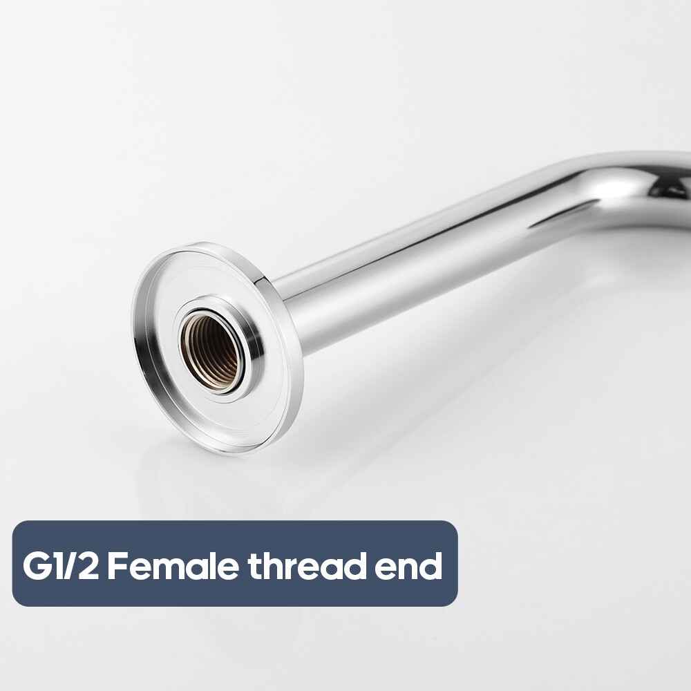 Decaura Bath Spout Laundry Round Chrome Wall Water Spouts Tapware Mixer ...