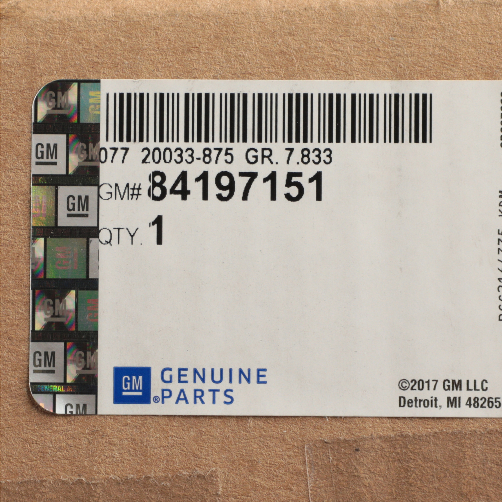 OEM NEW GM 2017-2019 GMC Acadia Front Bumper Skid Plate Trim Chrome ...