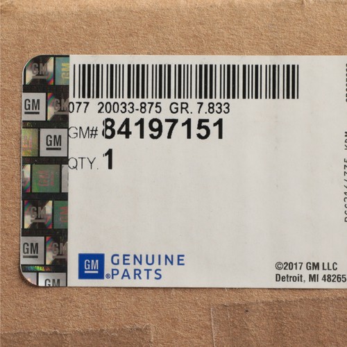 OEM NEW GM 2017-2019 GMC Acadia Front Bumper Skid Plate Trim Chrome ...