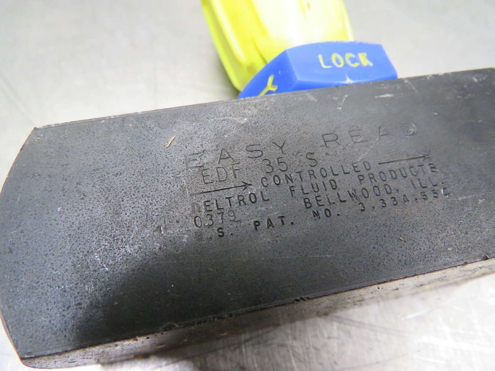 Deltrol Fluid Products Easy Read EDF35S EDF-35-S Flow Control Valve 3/4 ...