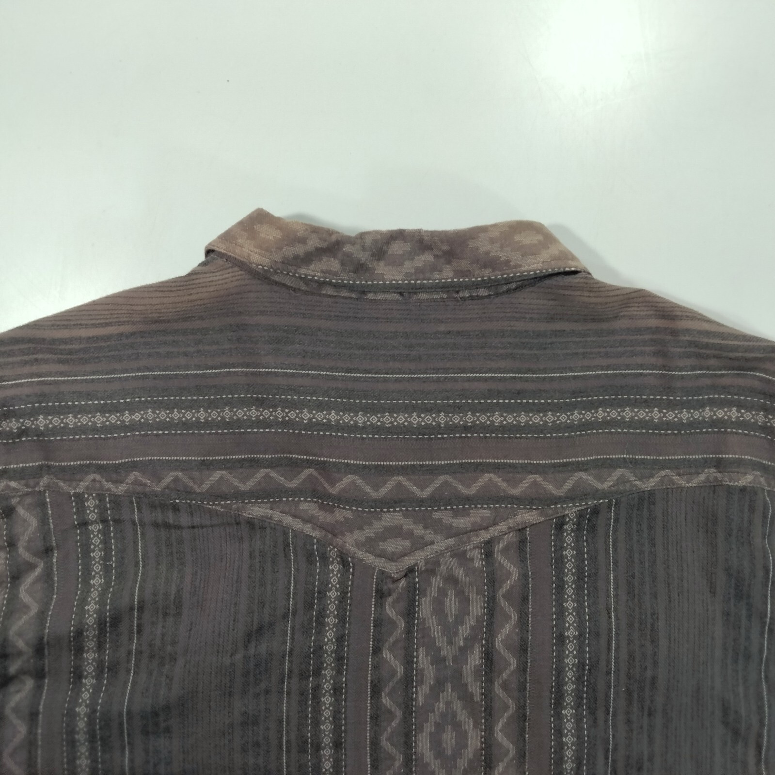 Scully Western Pearl Snap XXL 2XL Shirt Aztec Tribal Cowboy Striped | eBay