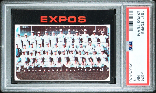 1971 Topps Baseball Atlanta Braves Team #674 PSA 7 NM Sharp Card c1 | eBay