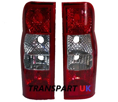 *FORD TRANSIT MK7 VAN REAR LIGHT LAMP x2 BACK LENS LEFT RIGHT SIDE PAIR ...