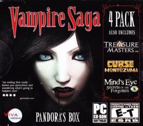Vampire Saga: 4 Pack PC CD dark gothic death hidden object picture ...