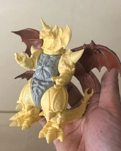 Godzilla Prototype SUPER7 Toho Destoroyah Godzilla Action Figure Test ...