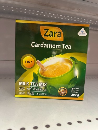 ZARA Fresh Organic Cardamom Pure Milk Tea Mix (3 in1) 200g-100% Made In ...