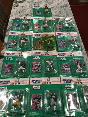 LOT OF 13 Hasbro Starting Lineup Collectible 1996 Edition NFL See ...
