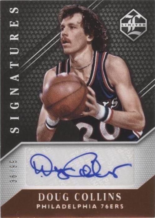 2015-16 Panini Limited - Limited Signatures Doug Collins #LS-DC /99 (AU ...