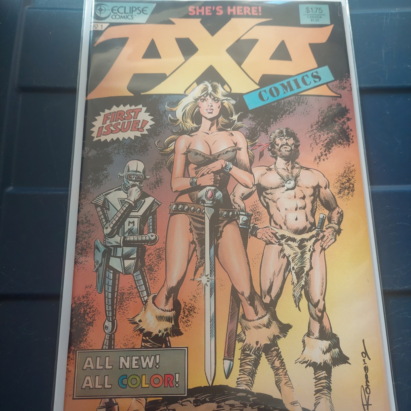 AXA #1 ECLIPSE COMICS KEN PIERCE SWORD SORCERY FANTASY (1987) VF+NM VINTAGE | eBay