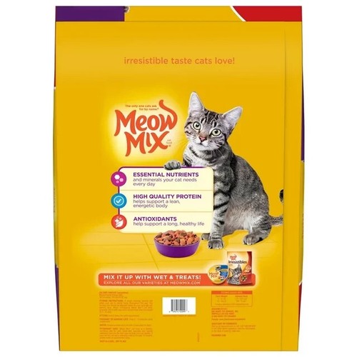 Meow Mix Original Choice Chicken, Turkey and Fish Dry Cat Food, 30 ...