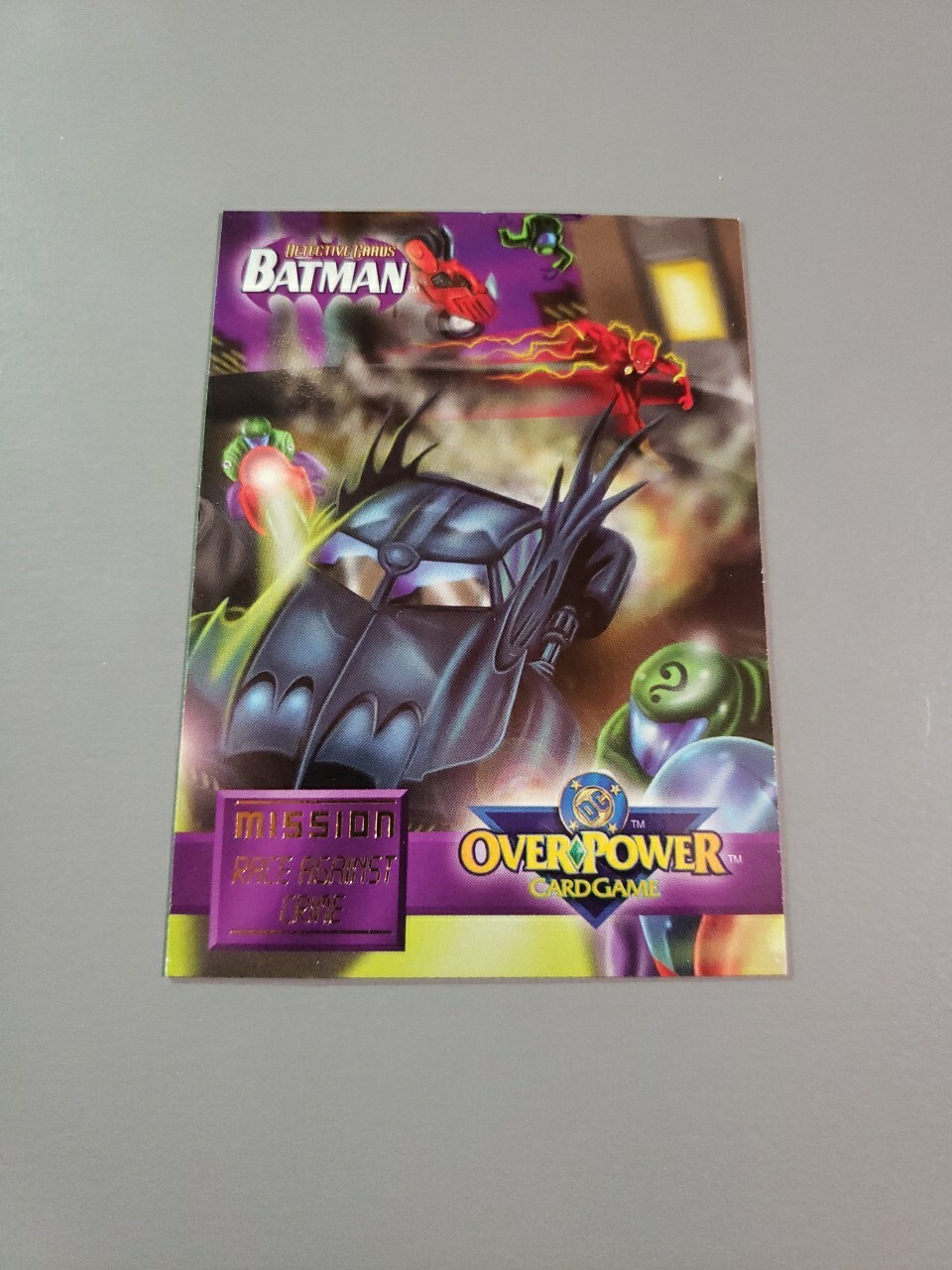 DC Overpower Card Game Batman Mission Race Against Crime 3 Of 7 | eBay