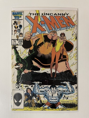The Uncanny X-Men #206 Marvel Comics 1986 F + Bagged | eBay