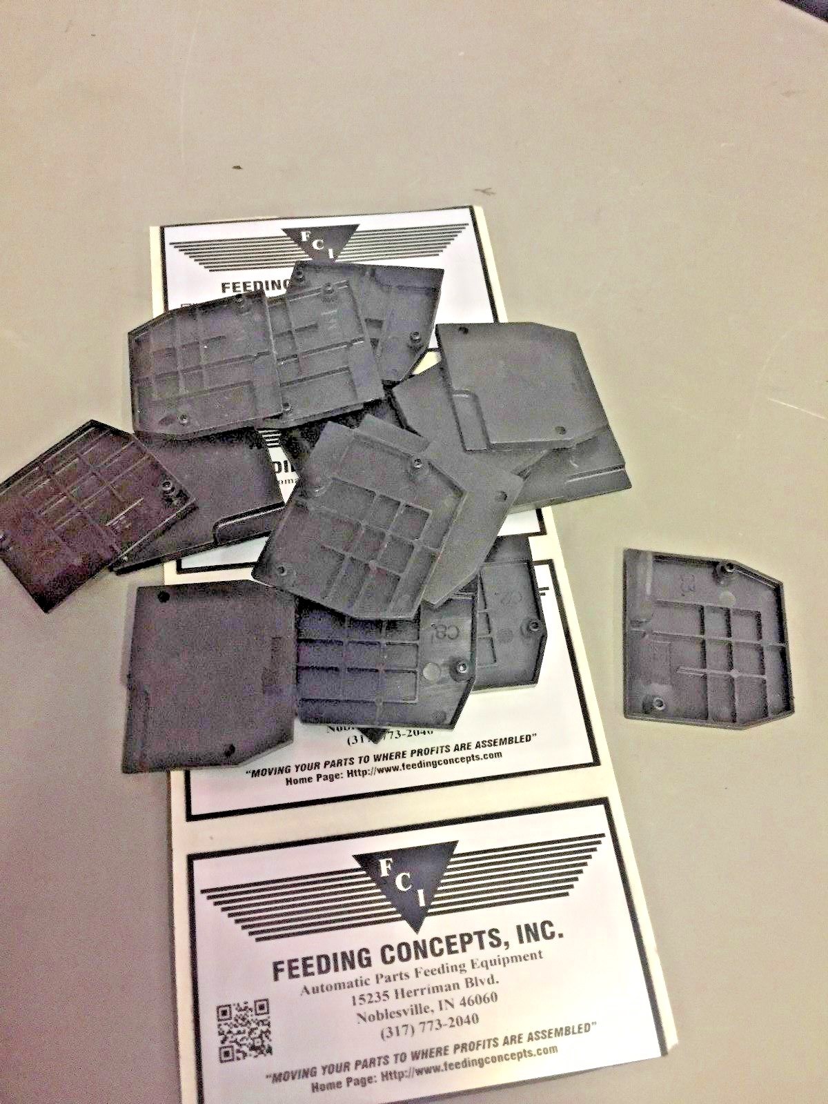 Lot of 10 Entrelec FEM6 Terminal End Section Grey black | eBay