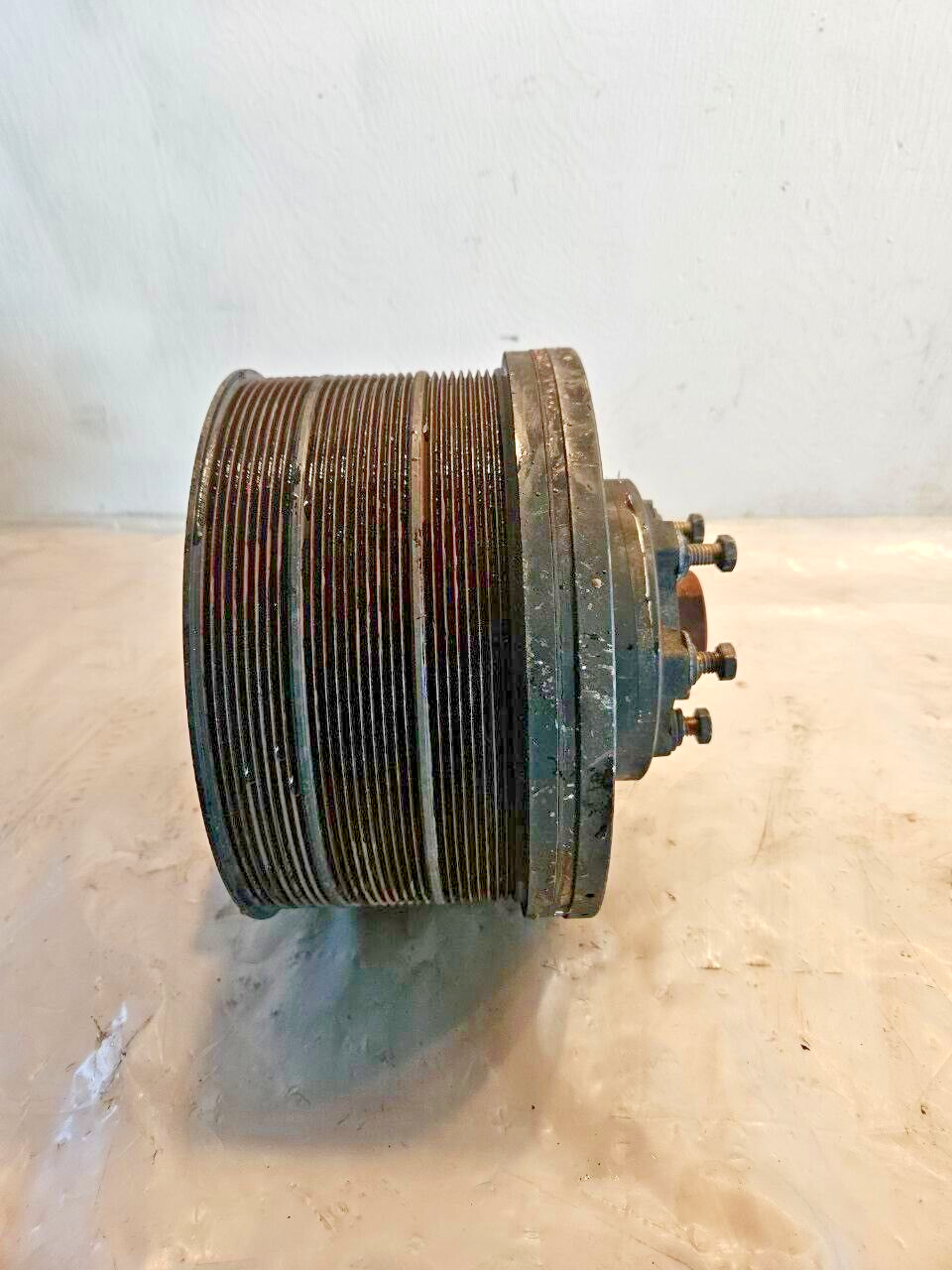 Cummins N14 Plus Diesel Engine Fan Hub w/ Pulley Assembly 605171 OEM | eBay