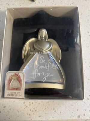 Hallmark Magic Message Angel "So Thankful For You”. Lights Up When Held ...