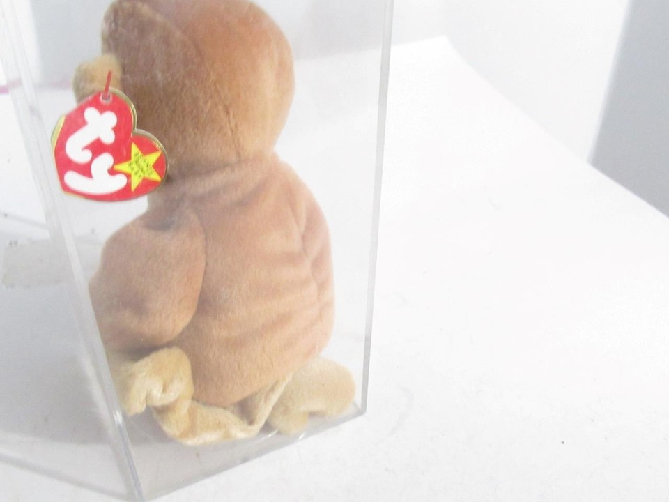 BEANIE BABY BY TY BONGO THE MONKEY NEW IN DISPLAY CASE W/TAG ERROR ...