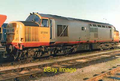 Photo Railway 6x4 Class 37 37250 Stabled at Cambridge c1988 | eBay UK