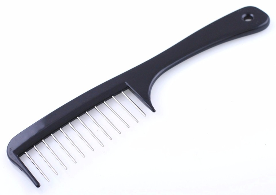 1 Piece Hair K-Cutter Styling Comb Pik Metal Tooth afro braid or Metal ...