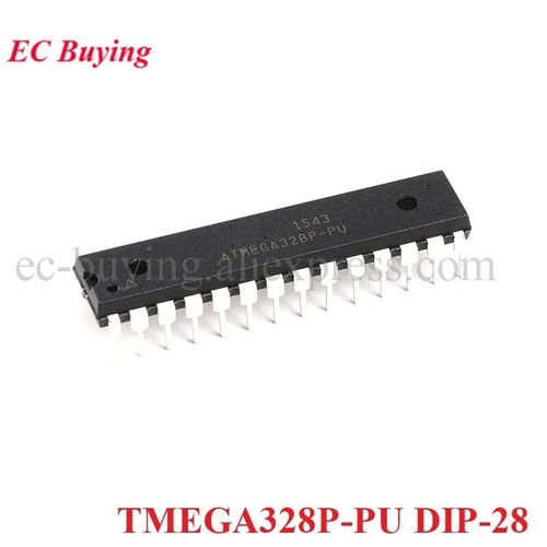 ATMEGA328P-PU DIP-28 8-bit Microcontroller MCU AVR 32K Flash Memory IC Chip | eBay