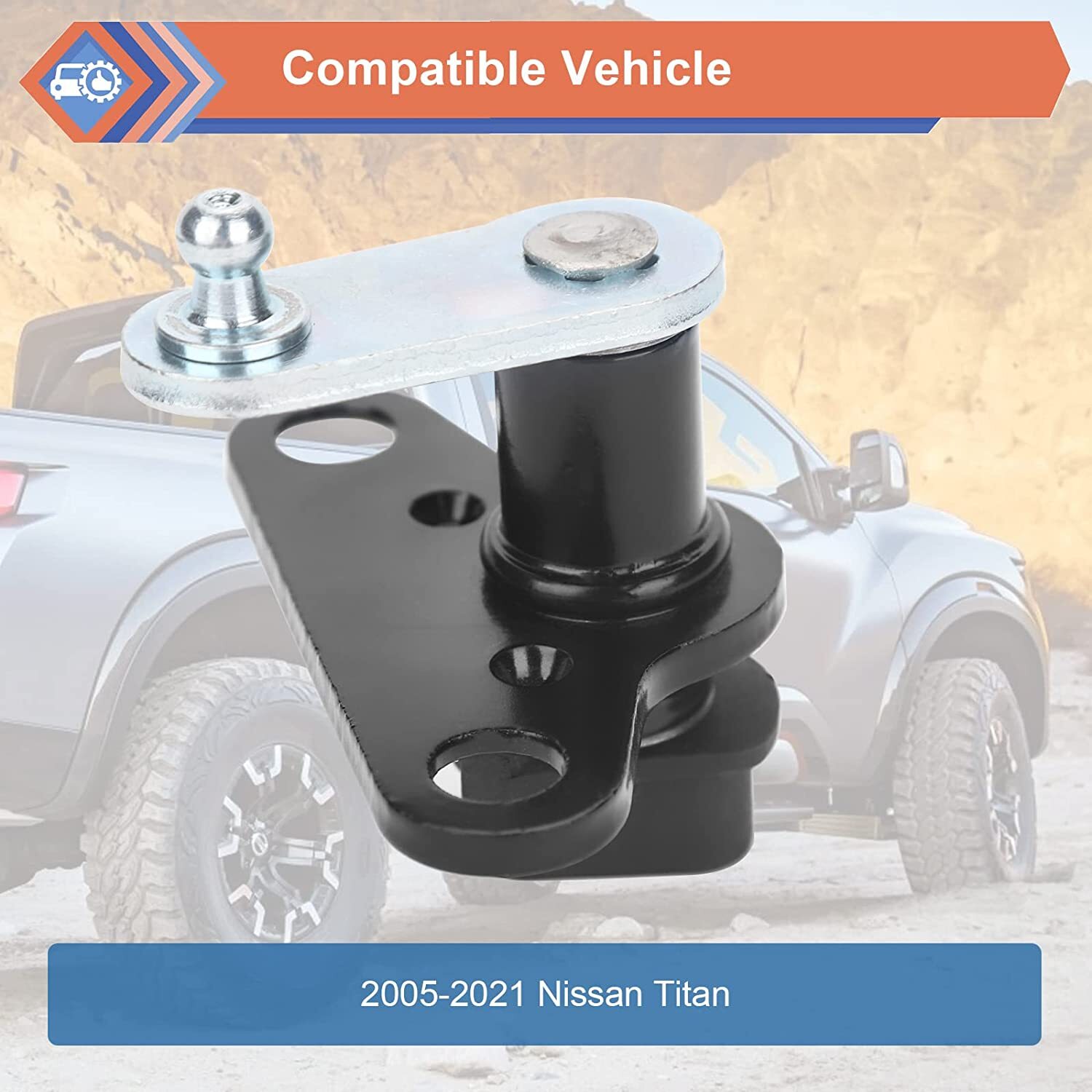 New Rear Tailgate Hinge Assembly Right Side For 04-21 Nissan Titan ...