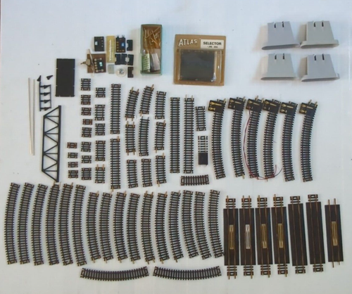 Atlas HO Scale Train Track Straight Curve Assorted Lot Switches And ...