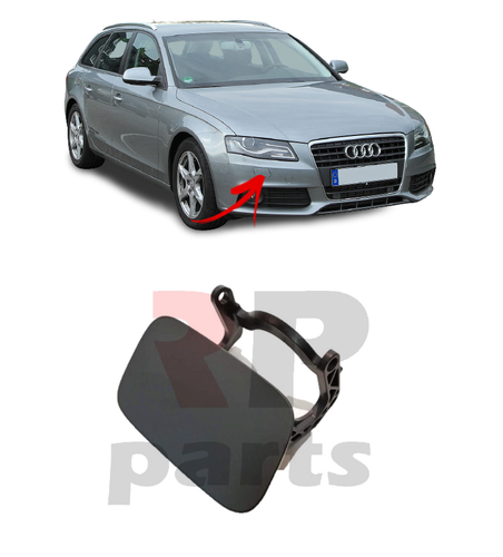 FOR AUDI A4 B8 07-11 NEW FRONT BUMPER HEADLAMP WASHER COVER RIGHT ...