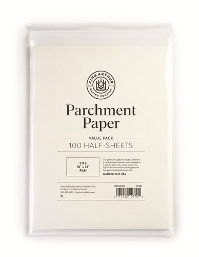 Professional-Grade Pre Cut Parchment Paper Sheets for Baking: 100 Count ...